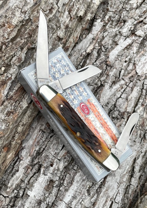 CASE XX ** 1979 BRADFORD CENTENNIAL STAG 18 PATTERN STOCKMAN