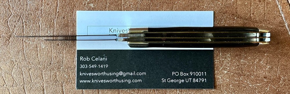 Marbles MSA English Jack Knife, Buffalo Horn Handle, USA Made In 2001 ...