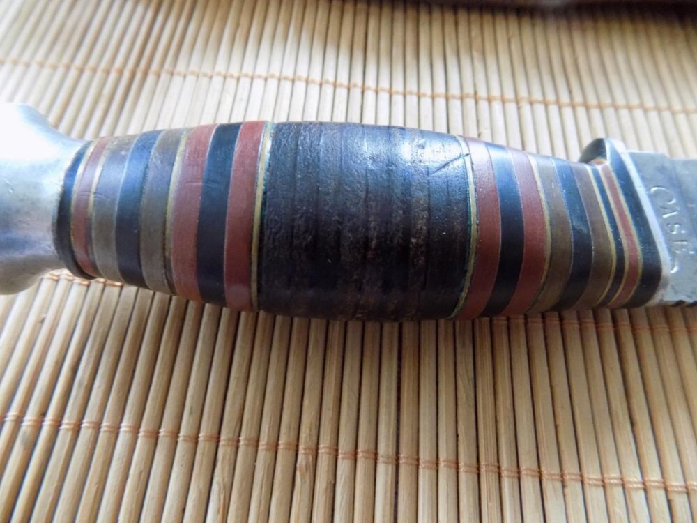 Used CASE Tested XX Scout Fixed Blade Knife and original sheath.