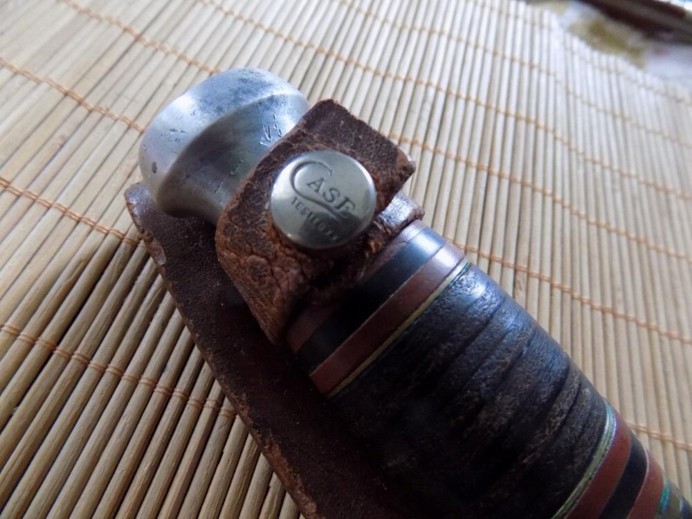 Used CASE Tested XX Scout Fixed Blade Knife and original sheath.