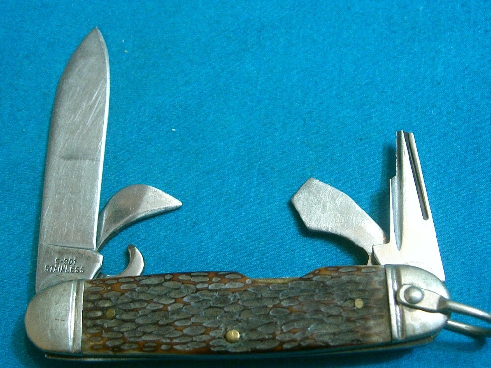 VINTAGE WESTERN USA S901 SCOUTS SCOUT CAMP CAMPER ENGINEERS SURVIVAL ...