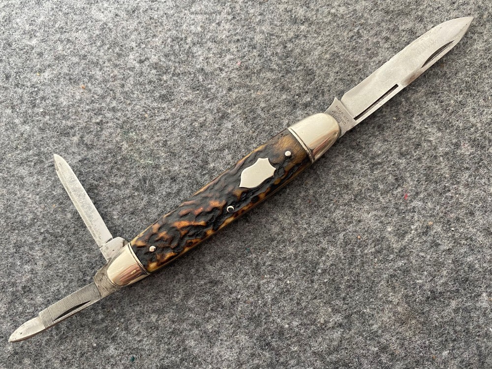 Hammer Brand, New York Knife Co. stag whittler