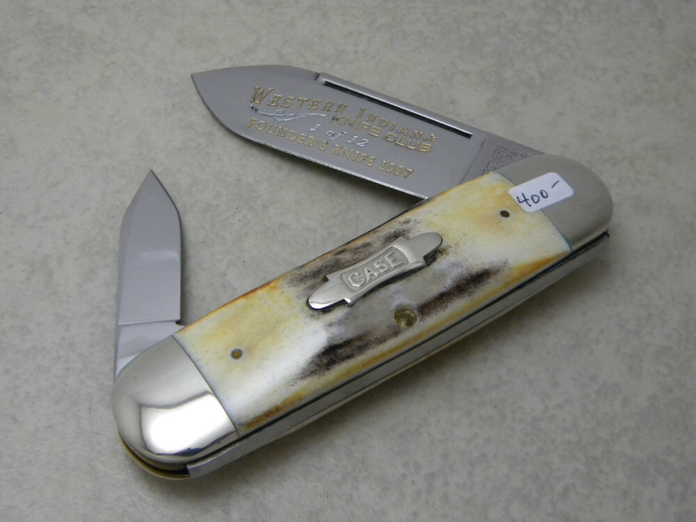 Case Bros. Bradford PA "Western IN Knife Club" 3 of 12 Elephant Toe ...