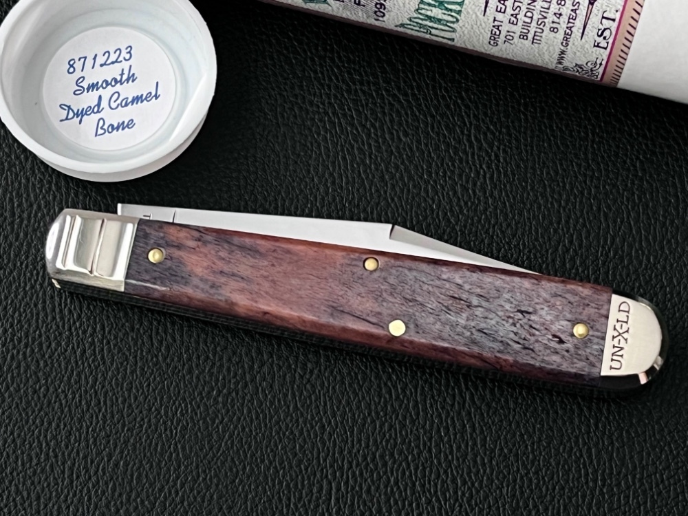 Great Eastern Cutlery GEC 871223 Smooth Dyed Camel Bone English Jack ...