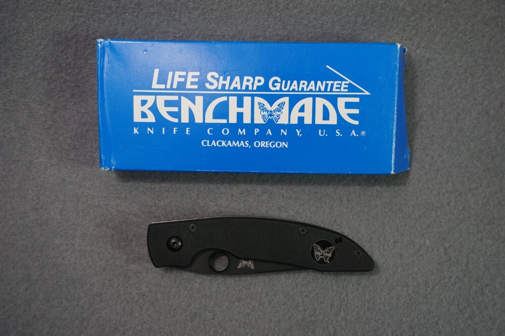 RARE BENCHMADE 812 SBT MINI AFCK ATS-34 COMBO BLADE FOLDING KNIFE IOB!