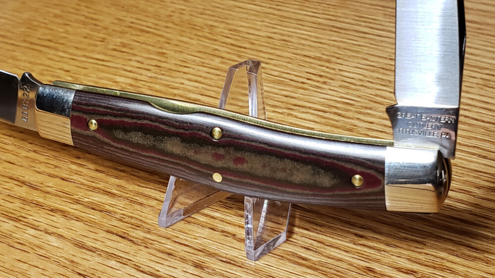 Great Eastern Cutlery 818222 Red Onion Micarta Knife New/Mint With Tube ...