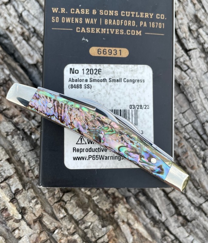 CASE XX ** 2023 ABALONE 4 BLADE SMALL CONGRESS