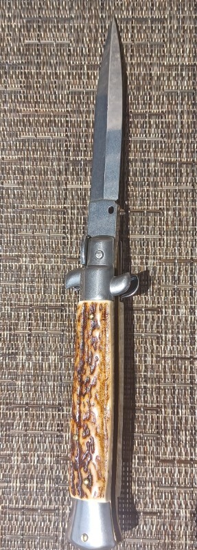 MINT FRANK BELTRAME SWIVEL BOLSTER WITH STAGG HORN 4MM