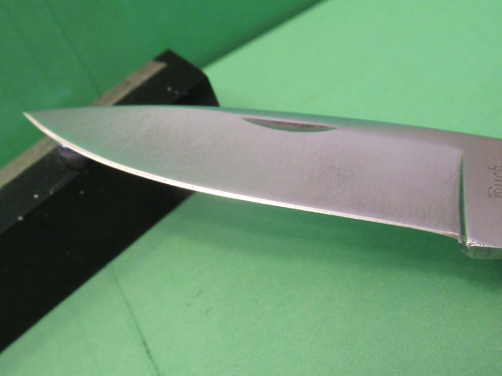 Buck Esquire Micarta Handle Pre Date Code English Script Stamp Model # 501
