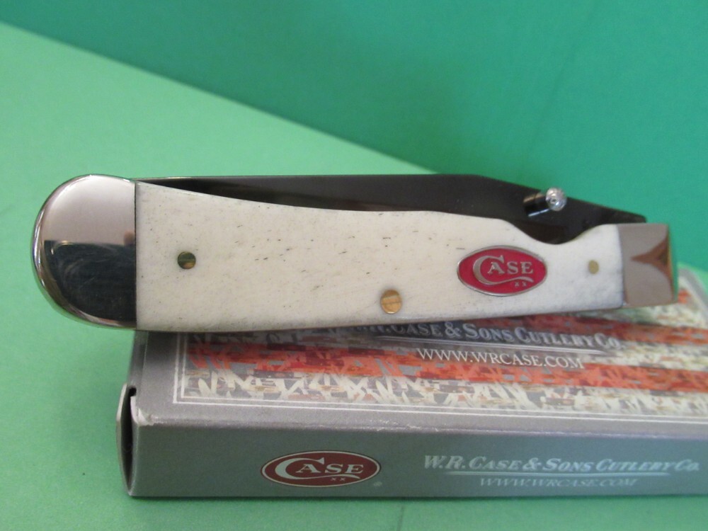 Case XX 2018 Raised Letter Red Shield Natural Bone PVD Blade ...