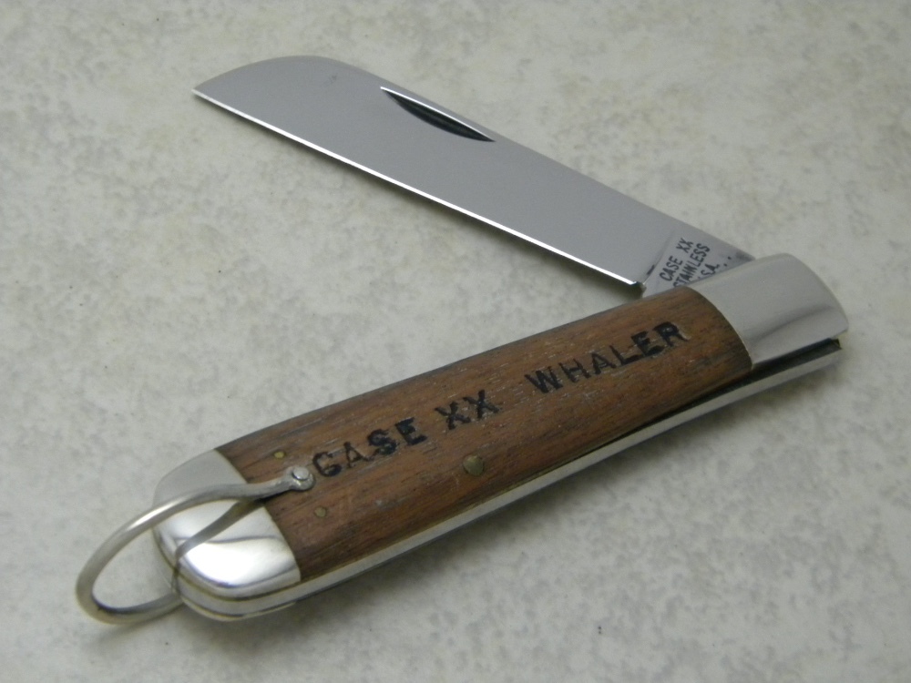 Case XX Stainless USA 6 Dot 1974 Wood 1199 SHR Whaler Knife