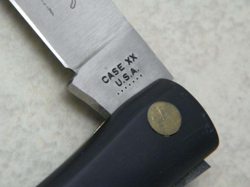Case XX USA 7 Dot 1973 Black 2138 Carbon Steel Large Sod Buster Knife
