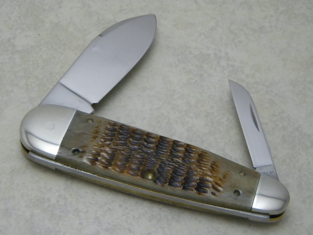Case USA 1989 NKCA ROG 62070 SS Rogers Bone Large Sleeveboard Club Knife