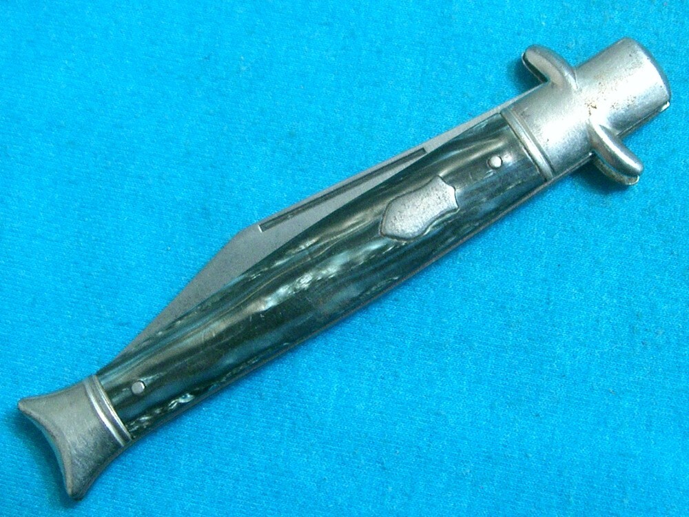 VINTAGE FANCY HANDLE IMPERIAL USA COLORFUL FOLDING POCKET FISHTAIL ...