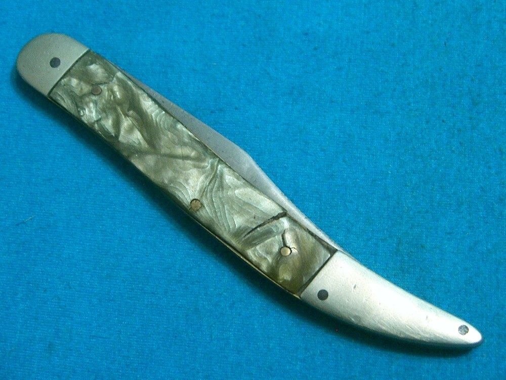 VINTAGE FANCY HANDLE GERMANY FOLDING POCKET TOOTHPICK TICKLER FISH ...