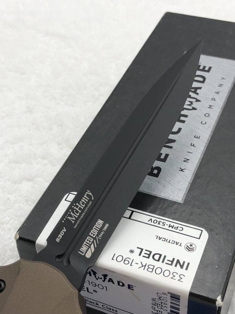 Discontinued Benchmade 3300BK-1901 Limited Edition Infidel Double ...