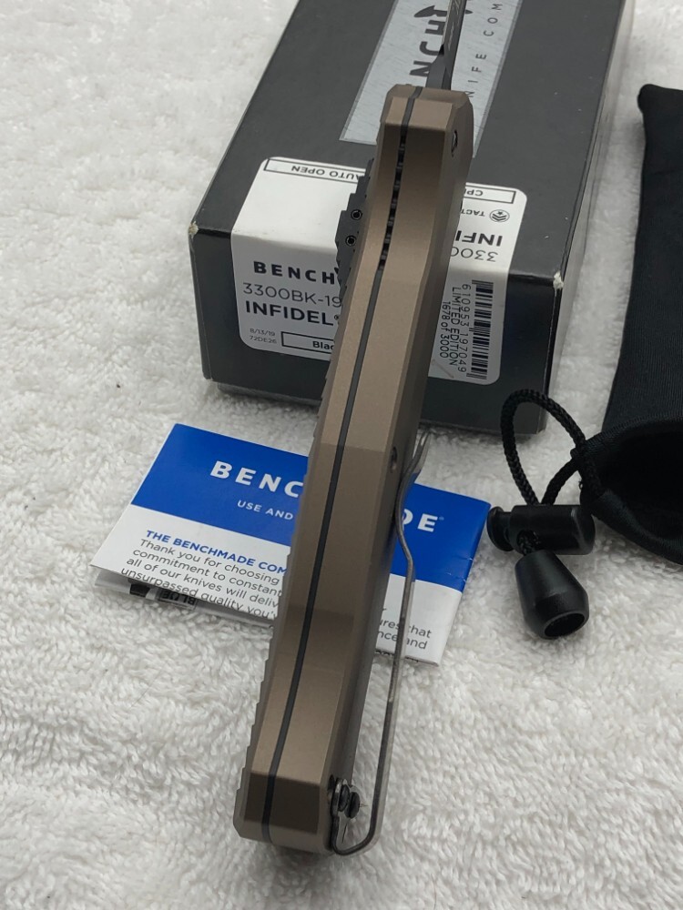 Discontinued Benchmade 3300BK-1901 Limited Edition Infidel Double ...