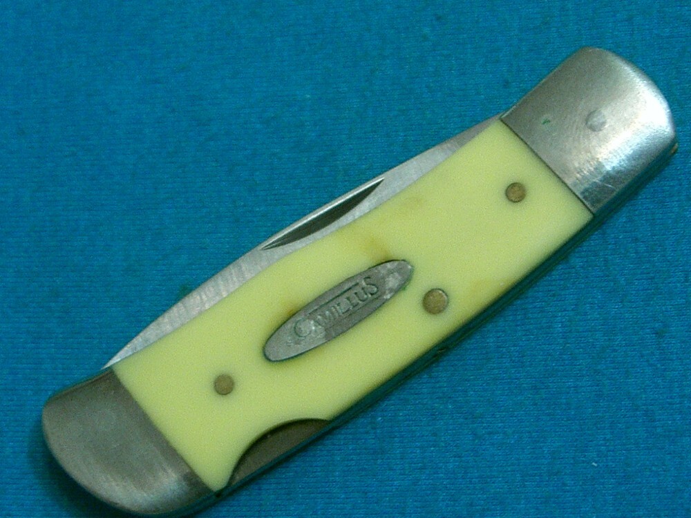 CAMILLUS NEW YORK USA YELL O JAKET YELLOW JACKET 715 LOCKBACK FOLDING ...