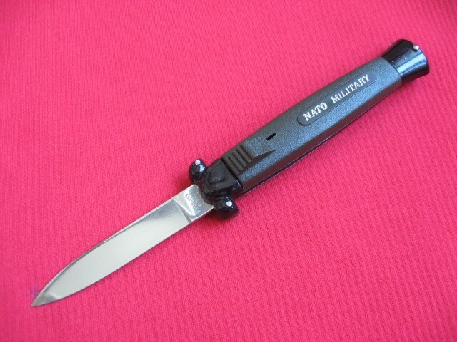 Vintage K-108 NATO MILITARY OTF Switchblade Knife - NIB