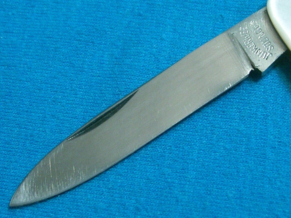 VINTAGE JUNKERWERK SOLINGEN PEARL MOP EQUAL END CIGAR PEN JACK FOLDING ...