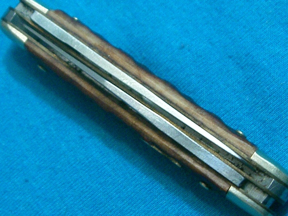 VINTAGE CARL SCHLEIPER GERMAN EYE BRAND BONE MUSKRAT 1970'S FOLDING ...