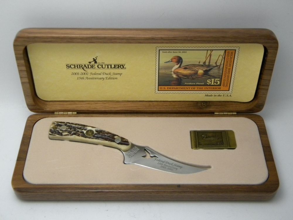 Schrade + USA LTD 2001/02 Federal Duck Stamp 15th Anniversary Edition ...