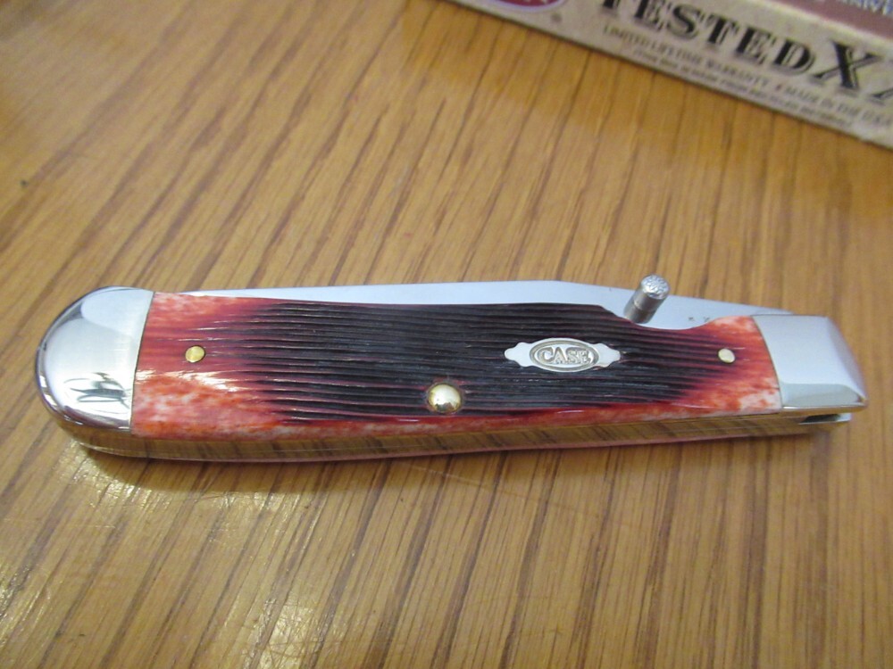 Case XX 2010 Red Barn Wood Trapperlock Pattern # 6154L SS
