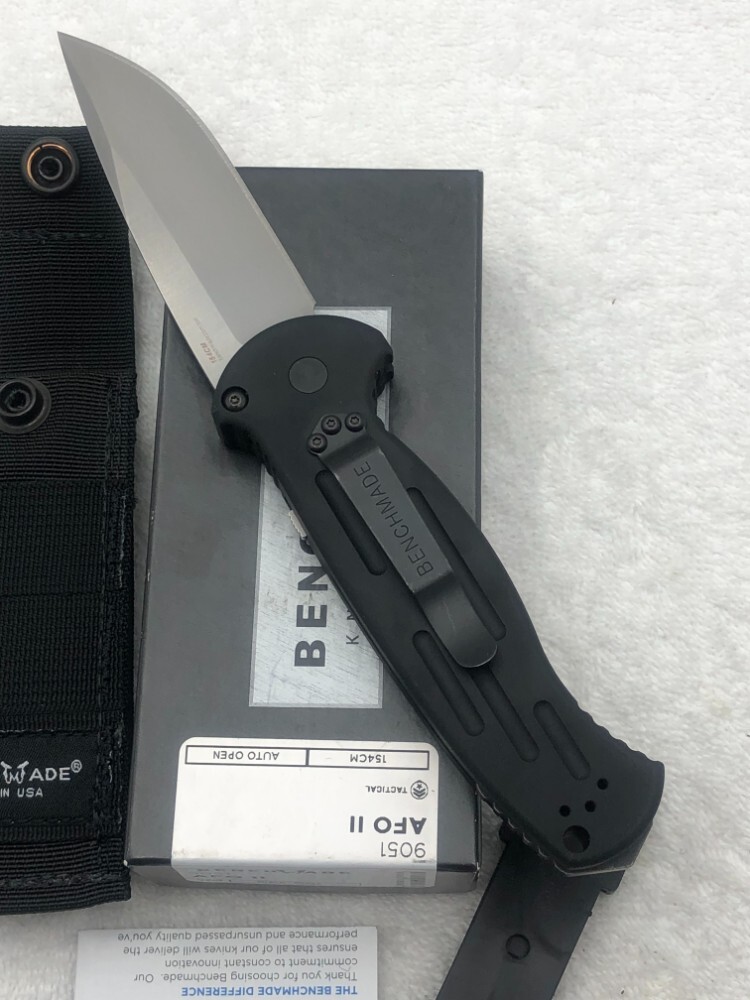 Benchmade 9051 AFO II Push Button Automatic Knife New In Box Discontinued