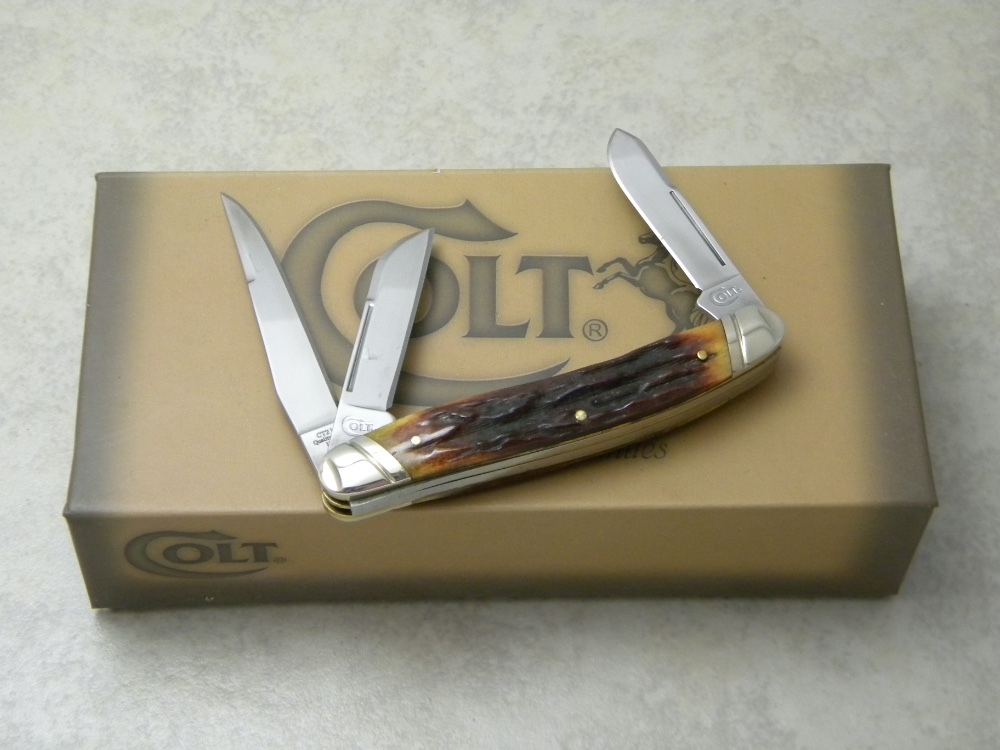 Colt CT 210 Bone Medium Stockman Knife in Box