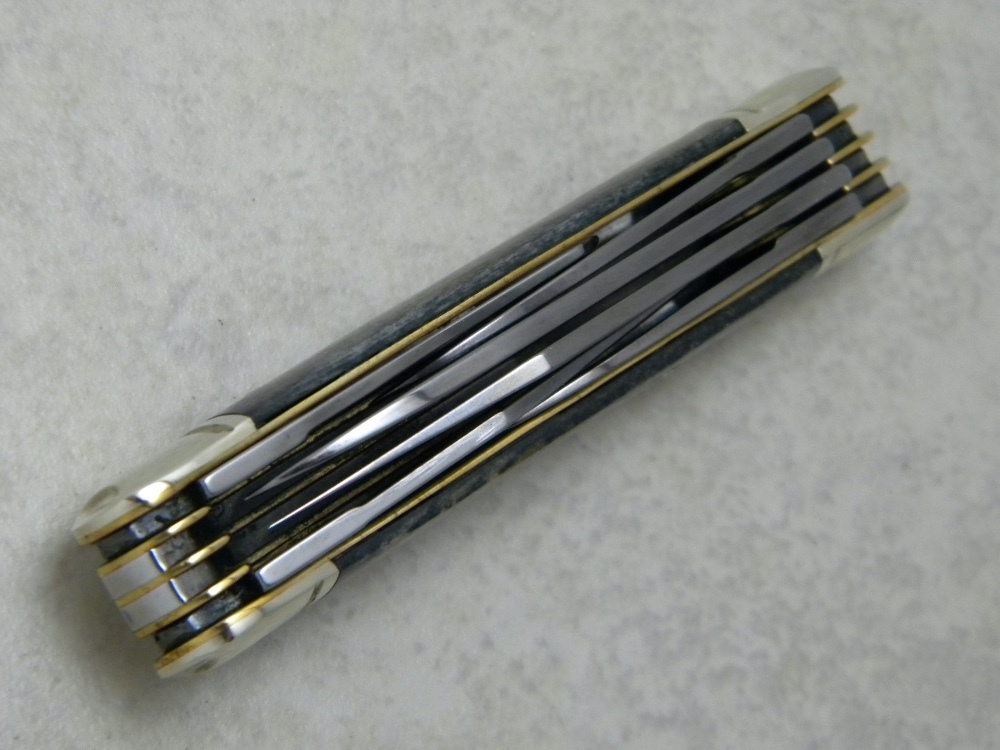 Colt CT 314 Titanium Series Bone 6 Blade Stockman Knife in Box