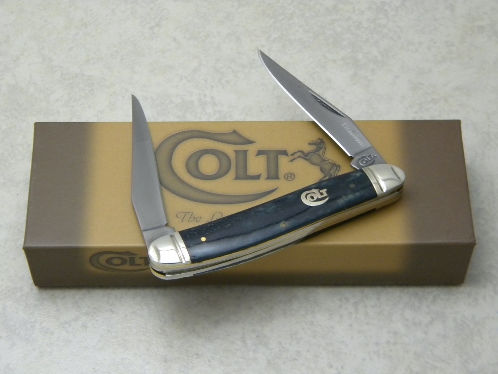 Colt CT 315 Titanium Series Bone Medium Muskrat Knife in Box