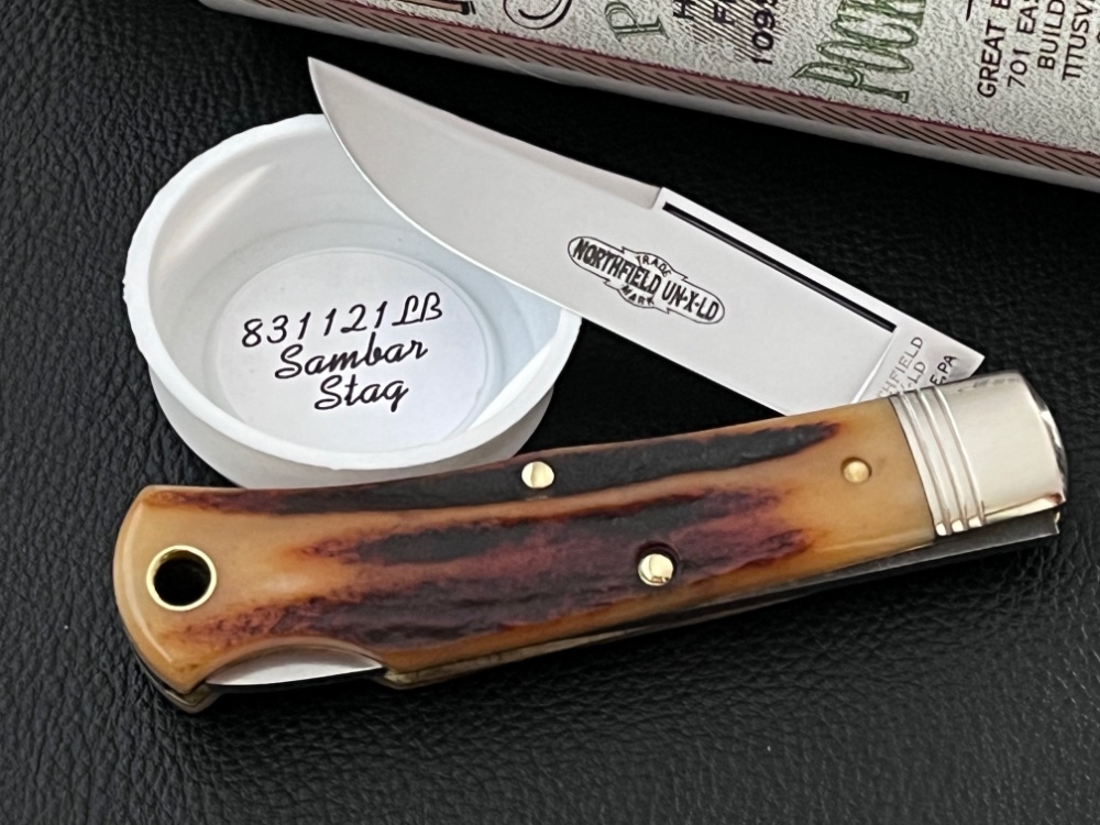 Great Eastern Cutlery GEC 83 Sambar Stag Tasscosa Lockback 831121