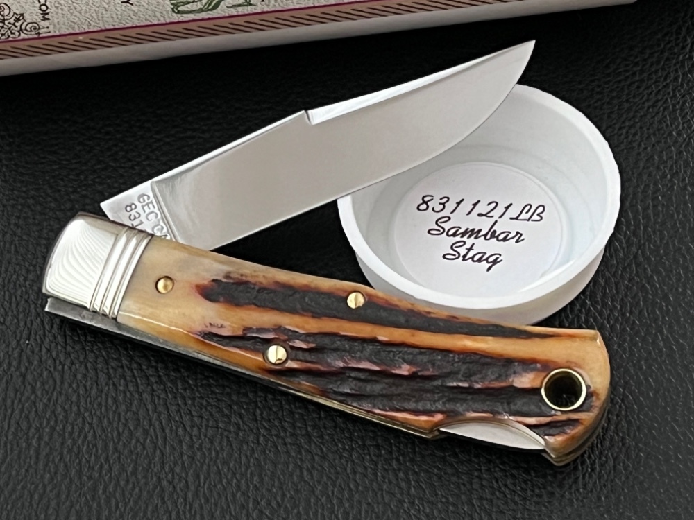 Great Eastern Cutlery GEC 83 Sambar Stag Tasscosa Lockback 831121