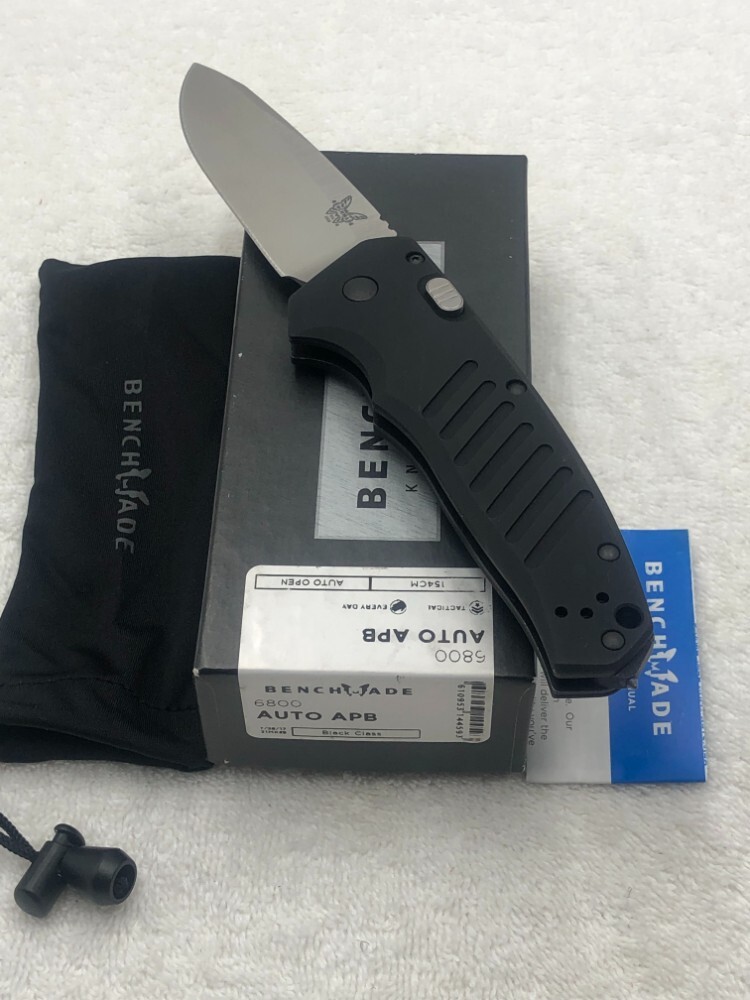 Benchmade 6800 Auto APB Push Button Automatic Knife New In Box Discontinued