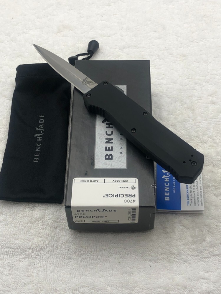 Benchmade 4700 Precipice Double Action Out The Front Automatic Knife ...
