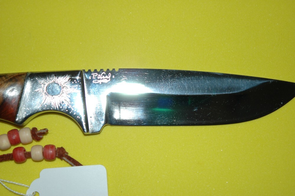 Paul Neal Custom Knife with Original Sheath