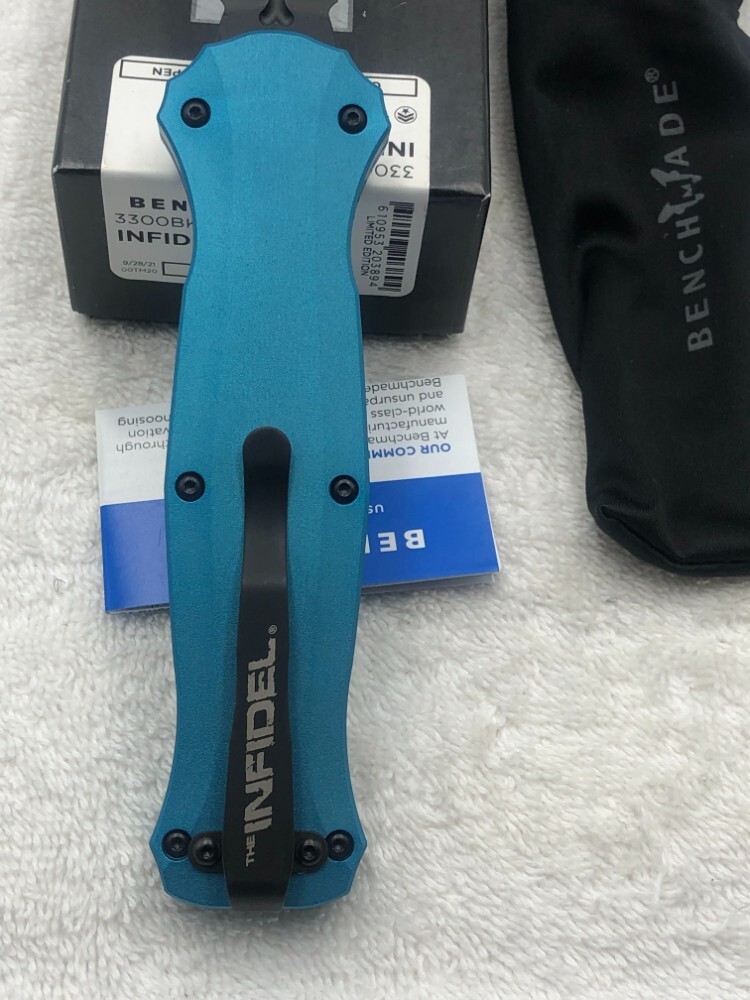 Benchmade Infidel 3300BK-2001 Limited Edition Double Action Out The ...