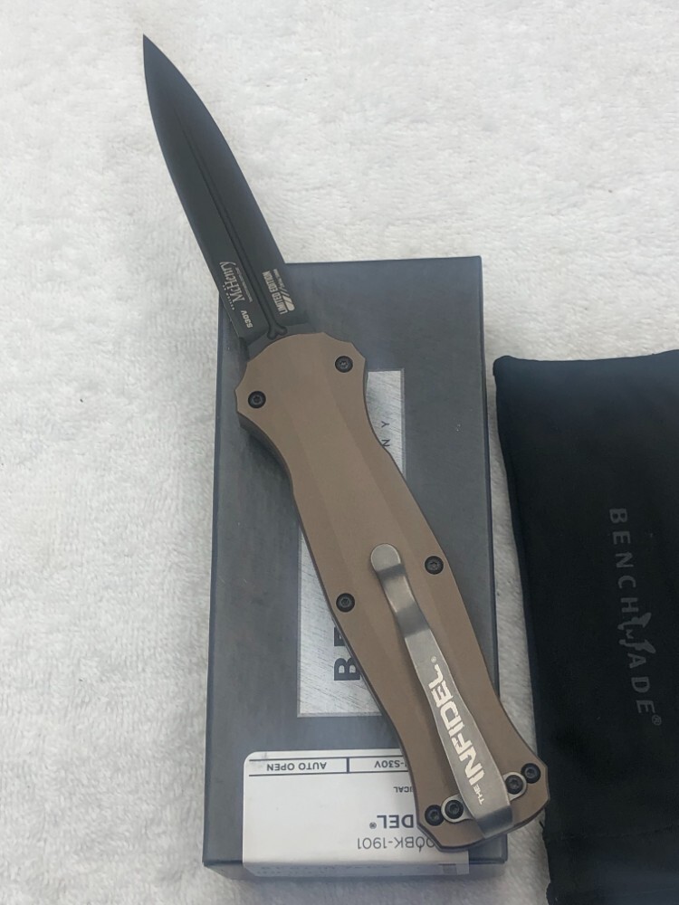 Benchmade 3300BK-1901 Limited Edition Infidel Double Action Out The ...