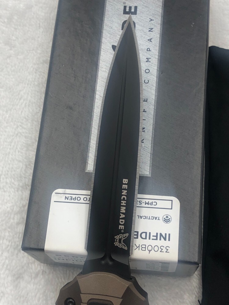 Benchmade 3300BK-1901 Limited Edition Infidel Double Action Out The ...