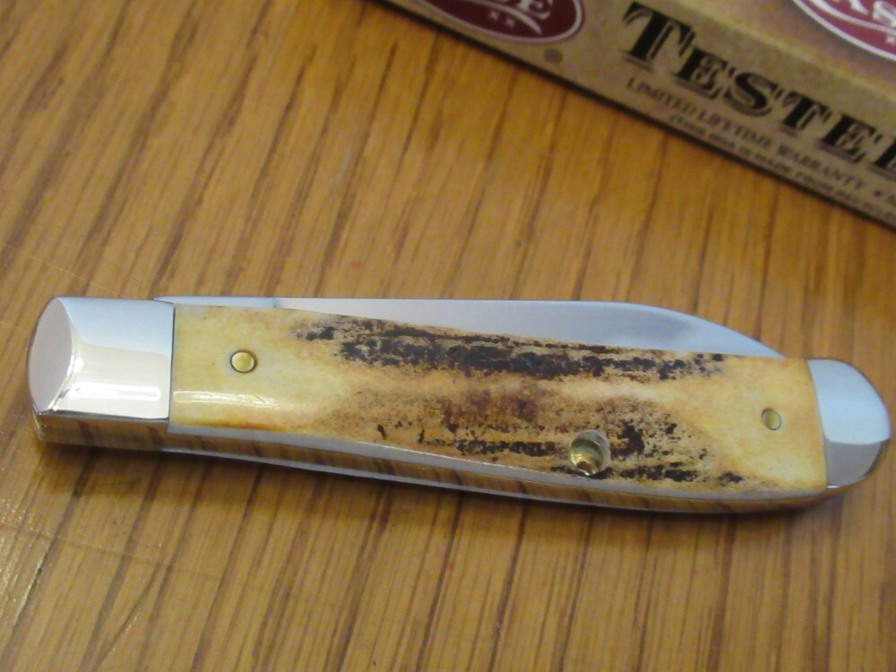 Case XX 2011 Stag Rancher CV Mini Trapper Pattern # 5107W CV