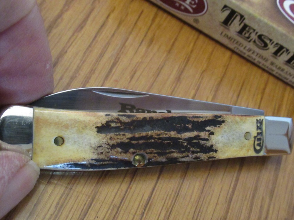 Case XX 2011 Stag Rancher CV Mini Trapper Pattern # 5107W CV