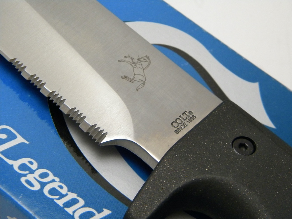 Colt United Cutlery CT27 Pathfinder 420J2 Stainless Partial Serrated ...