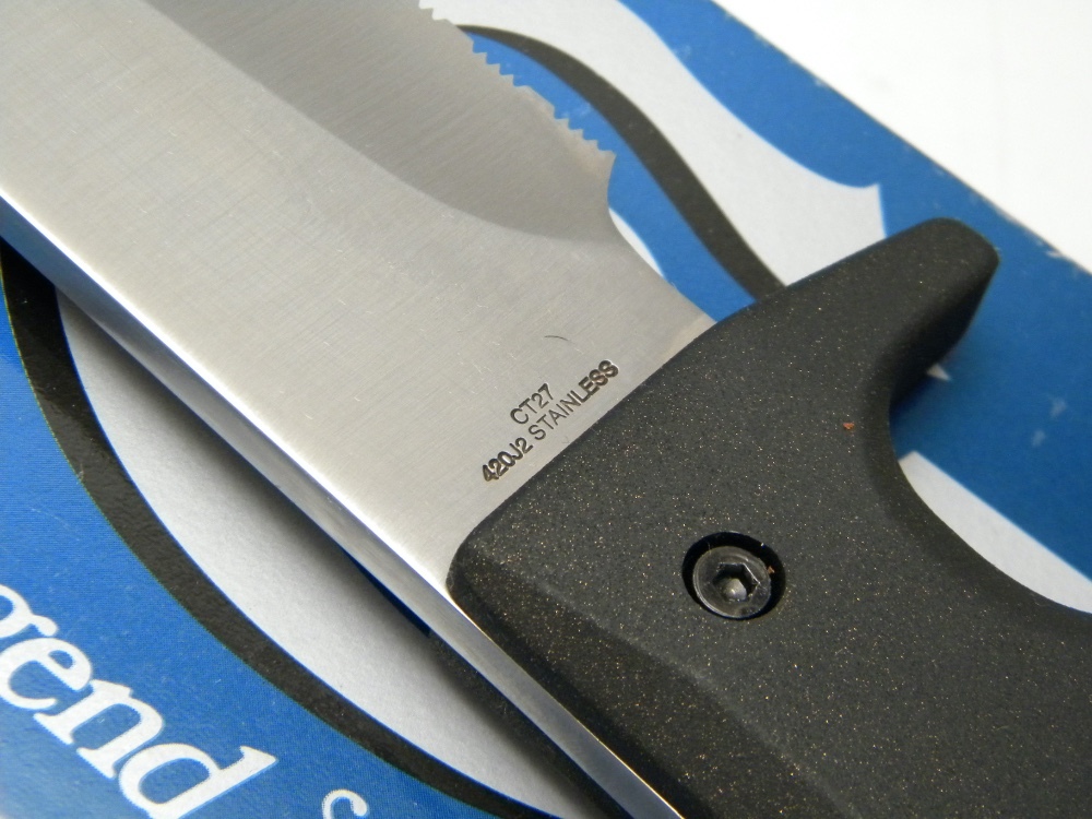 Colt United Cutlery CT27 Pathfinder 420J2 Stainless Partial Serrated ...