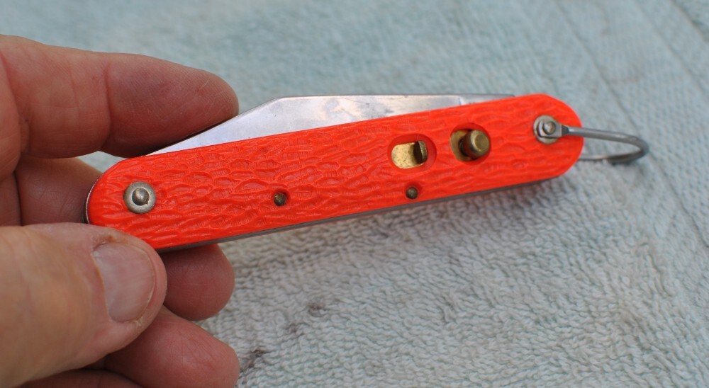 Schrade Walden NY USA Stainless Chute Knife Bail Factory Edge Tight ...