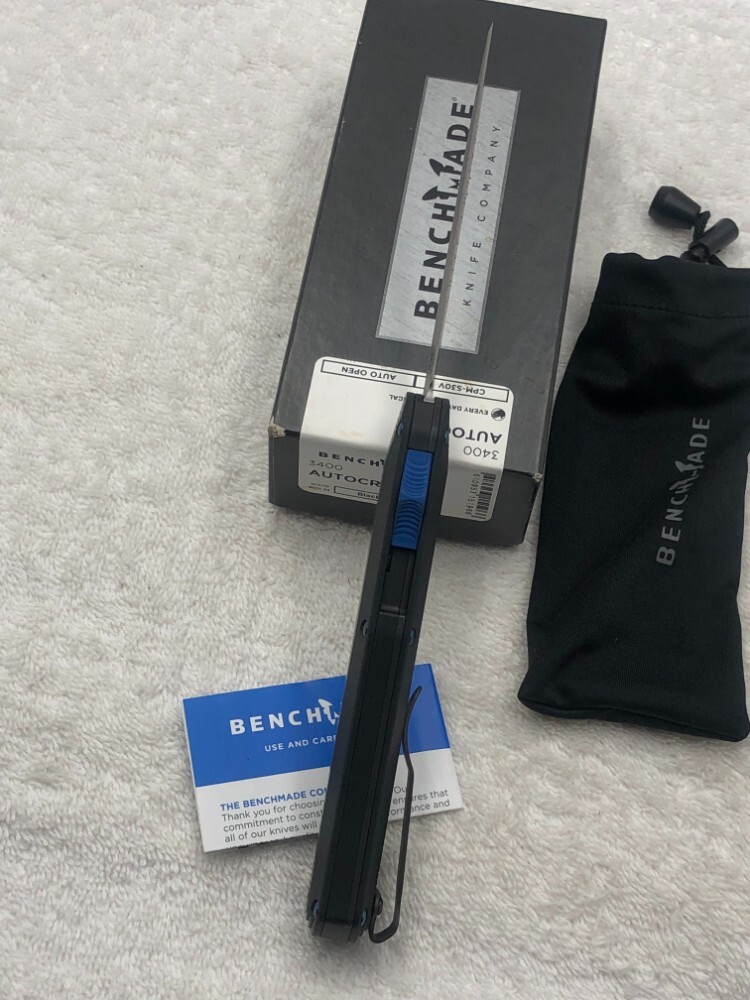 Benchmade 3400 Autocrat Double Action Out The Front Automatic Knife NIB ...