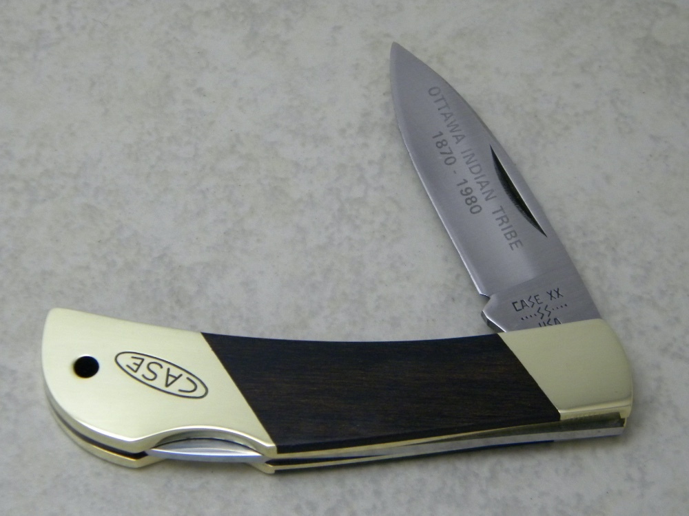 Case XX SS USA 8 Dot (1982) Wood P10051L SSP Lockback Knife OTTAWA ...