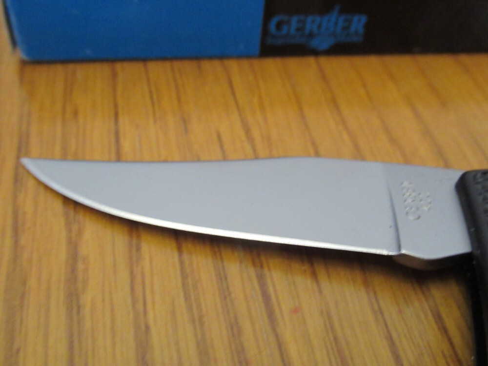 Gerber LST Clip Point Black Textured Handle Model # 400