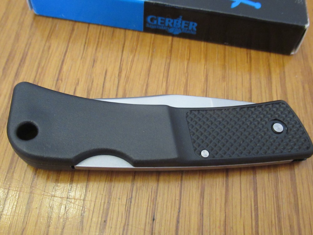 Gerber LST Clip Point Black Textured Handle Model # 400