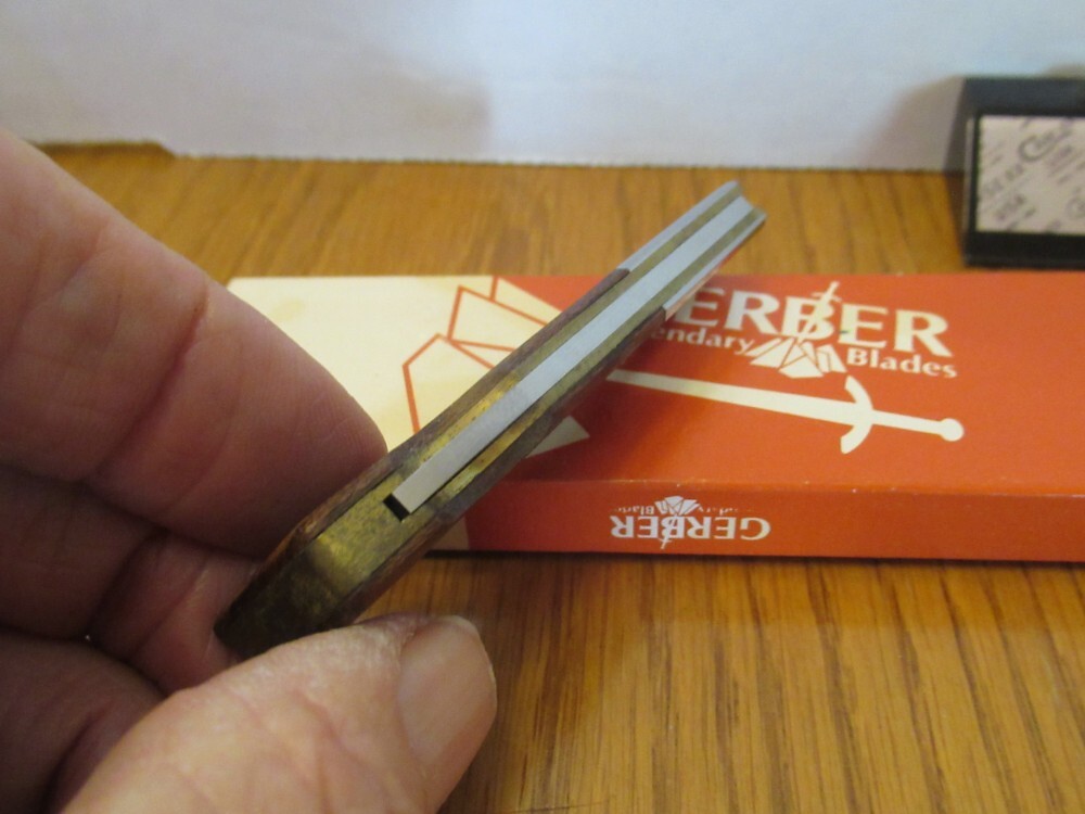 Gerber Wood Handle Silver Knight Model #250A