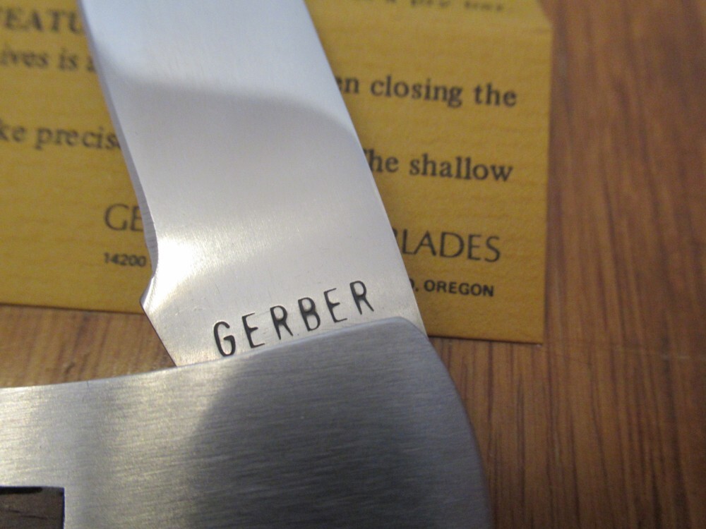 Gerber PK Series Model PK-1